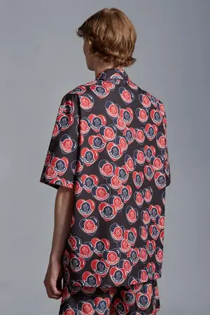 Moncler Heart Printed Short-sleeved Shirt