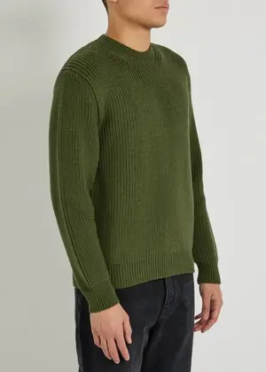 TOM FORD Ribbed Crew-neck Wool Jumper