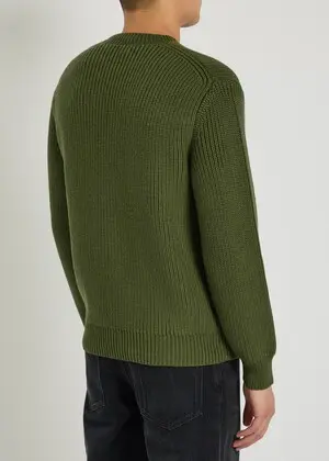 TOM FORD Ribbed Crew-neck Wool Jumper