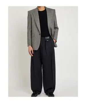 Saint Laurent Checked Wool Blazer