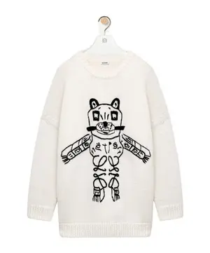 Loewe Wool Sweater With Graphic Detail