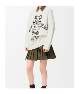Loewe Wool Sweater With Graphic Detail