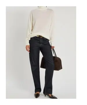 TOTEME Turtle-neck Fine-knit Wool Jumper