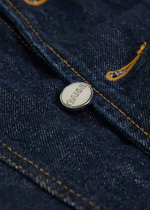 GANNI Panelled Denim Jacket