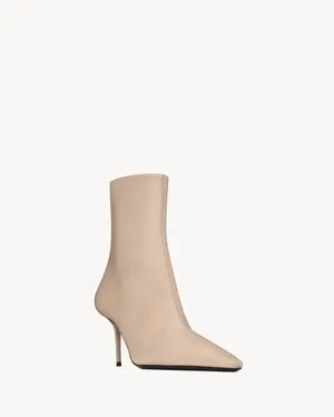 Saint Laurent Ashley Pointed Toe Stiletto Ankle Boots