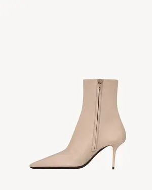 Saint Laurent Ashley Pointed Toe Stiletto Ankle Boots