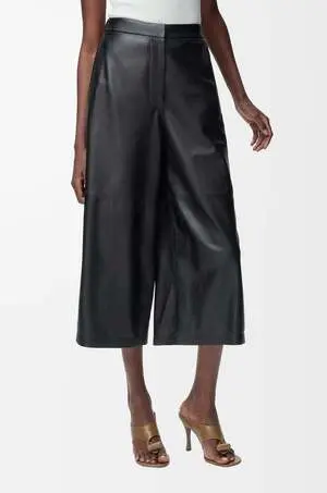 Loewe Cropped Trousers In Nappa Lambskin