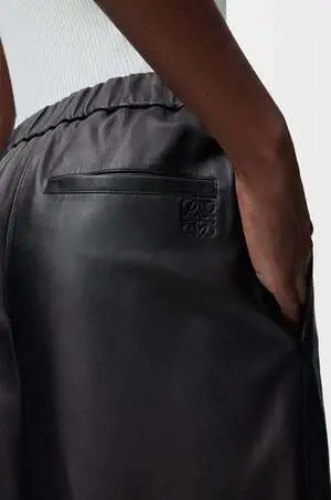 Loewe Cropped Trousers In Nappa Lambskin