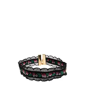 Chloé Folk Necklace - Black