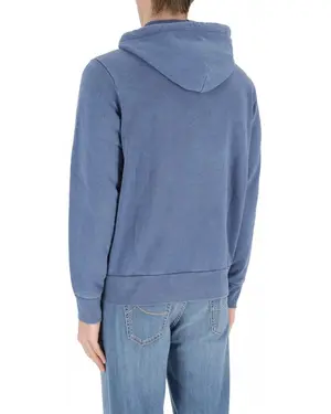 Polo Ralph Lauren Embroidered Pony Zip-up Hoodie - Blue