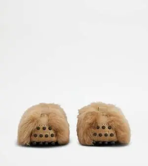 TOD'S Fur Gommino Loafer Slipper