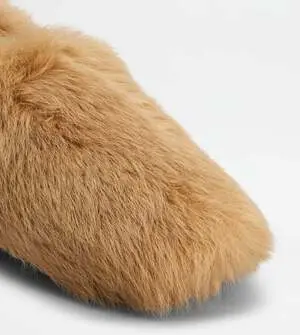 TOD'S Fur Gommino Loafer Slipper