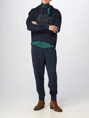 Etro Logo Embroidered Drawstring Tapered Track Pants