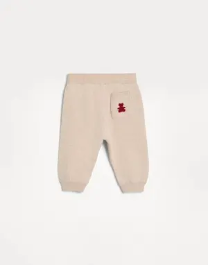 Brunello Cucinelli Knitted Bear-embroidered Trousers