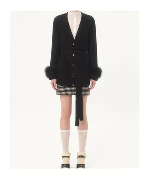 Valentino Garavani Cardigan With Feathers
