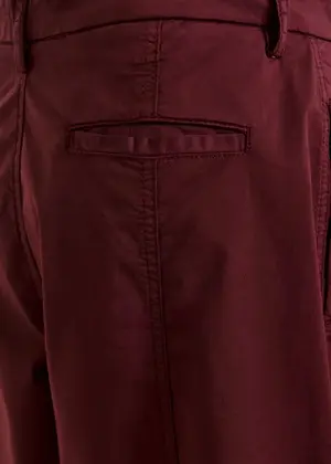 Essentiel Antwerp Tapered Cotton Pants With Twisted Seams
