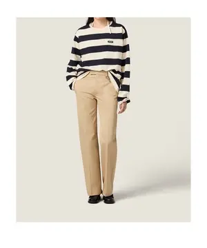 Miu Miu Striped Jersey T-shirt