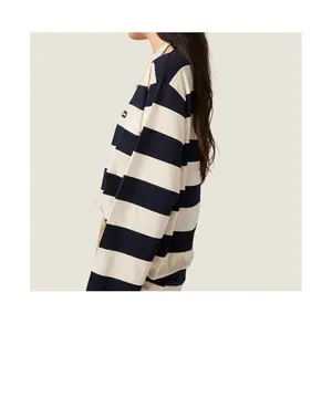 Miu Miu Striped Jersey T-shirt