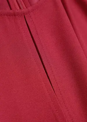 JOSEPH Hills Cut-out Crepe Midi Dress - Red