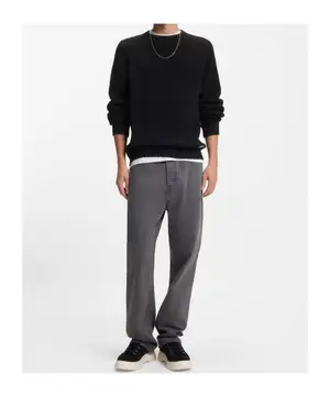 Hugo Boss Rib-knit Sweater In Cotton