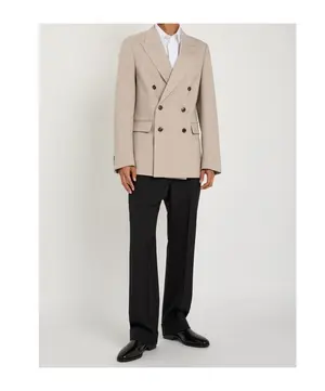 Dries Van Noten Barry Double-breasted Woven Blazer