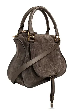 Chloé Marcie Shoulder Bag - Grey