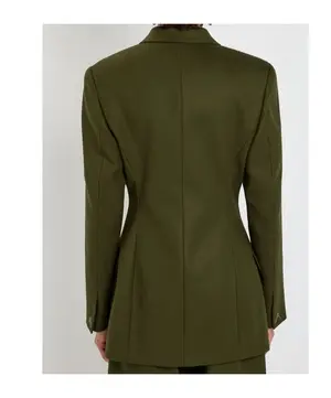 Alaïa Double-breasted Cotton Blazer