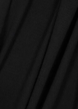 Vince Ribbed Stretch-jersey Top