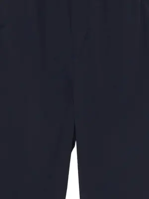 Herno Light-stretch Trousers With Elasticated Waistband And Cuffs