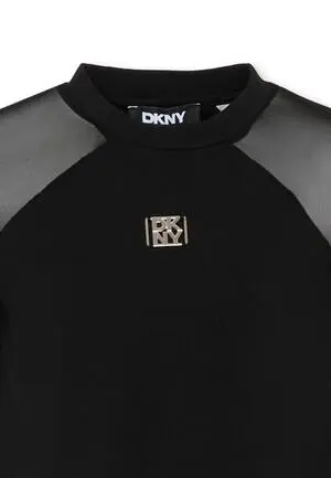 Dkny Mesh Panel A-line Dress