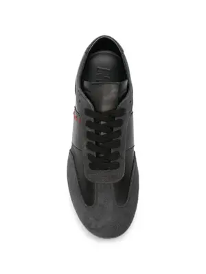 Marni Panelled Logo Embroidered Sneakers