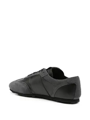 Marni Panelled Logo Embroidered Sneakers
