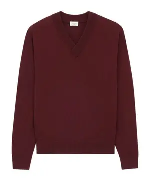 Saint Laurent V-neck Long-sleeved Jumper