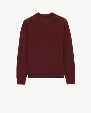 Saint Laurent V-neck Long-sleeved Jumper
