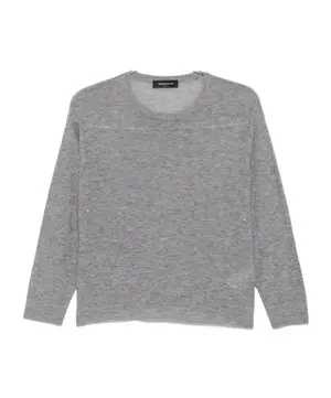Fabiana Filippi Ribbed Crew-neck Knit Top