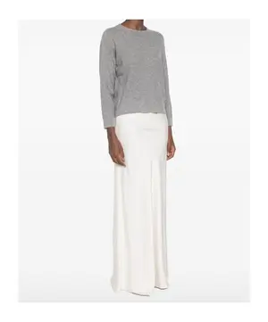 Fabiana Filippi Ribbed Crew-neck Knit Top
