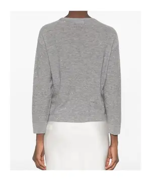 Fabiana Filippi Ribbed Crew-neck Knit Top