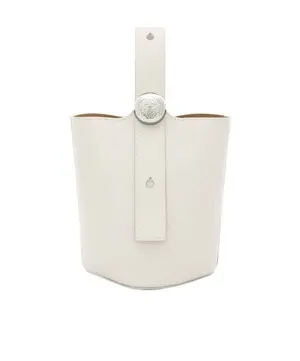 Loewe Mini Pebble Bucket Bag In Soft Grained Calfskin - Nude