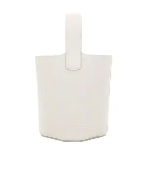 Loewe Mini Pebble Bucket Bag In Soft Grained Calfskin - Nude