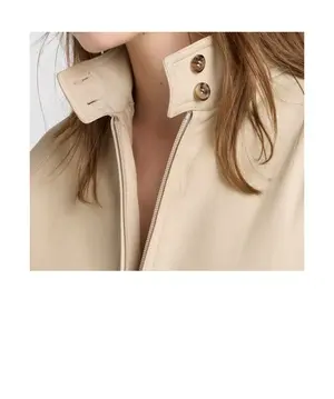 Prada Nappa Leather Blouson Jacket - Ivory