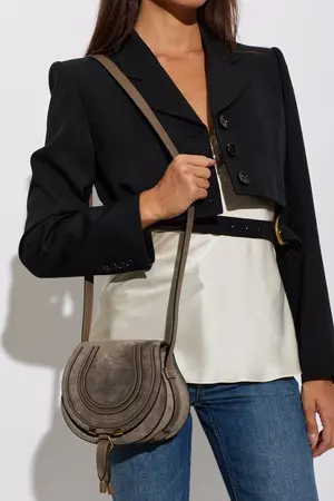 Chloé Flap Shoulder Bag - Grey