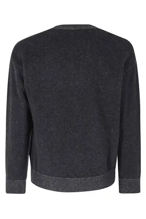 ROBERTO COLLINA Crew Neck Long Sleeve Knit Top
