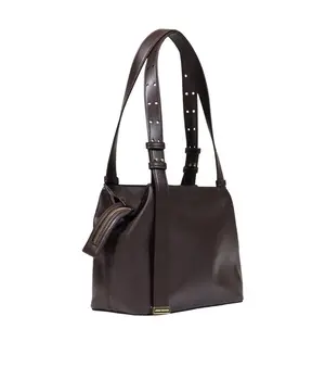 Armani Exchange Zipper Shoulder Bag - Black