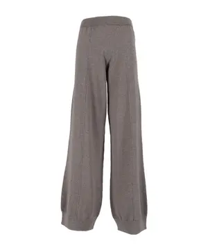 Fabiana Filippi Monili Embellished Wide-leg Trousers - Gray