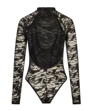 DIESEL® Long-sleeve High-neck Bodysuit