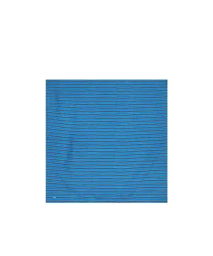 TOTEME Striped Silk Scarf - Blue