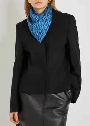 TOTEME Striped Silk Scarf