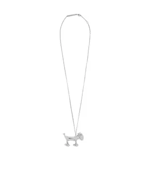 Loewe Sausage Dog Necklace With Rope Texture