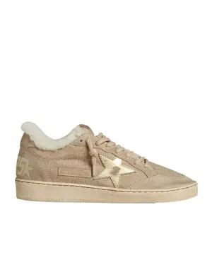 Golden Goose Beige Sneakers For Women