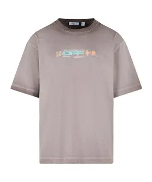 Off-White Crew-neck T-shirt - Beige